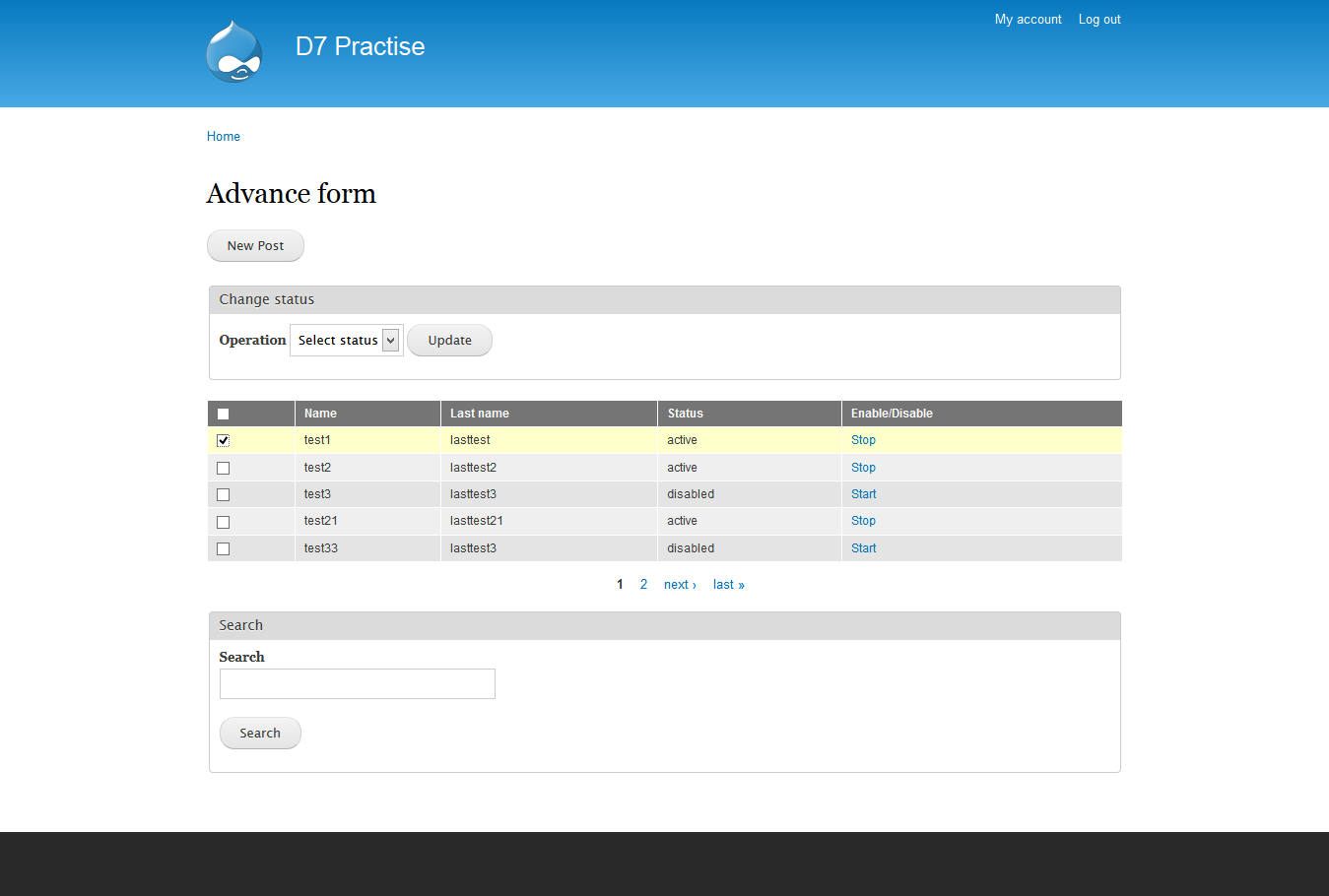 Ajax doesn't work with Tableselect with checkboxes [#1458824] | Drupal.org